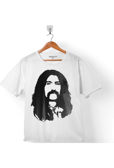 Kendim Seçtim Barış Manço Silüet Çizim Portre Tasarım Resmi Çocuk T-Shirt