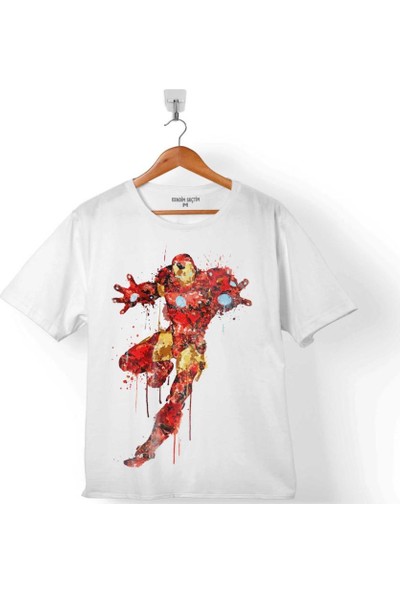 Kendim Seçtim Iron Man Artwork Demir Adam Ironman Çocuk T-Shirt Kendim Seçtim Iron Man Artwork Demir Adam Ironman Çocuk T-Shirt