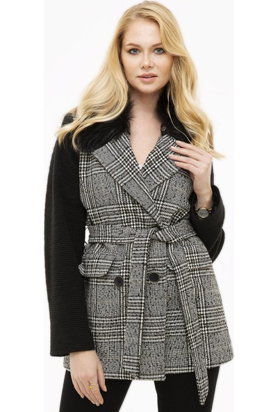 Pierre Cardin Kadın Siyah Kaban 50213674-VR046