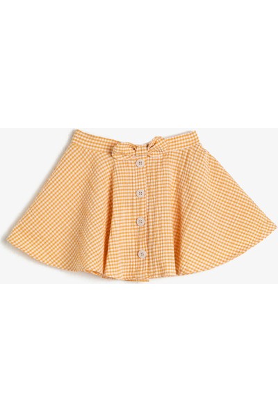 Koton Kids Kız Çocuk Kareli Etek