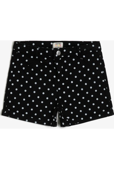 Koton Kız Çocuk Puantiyeli Şort