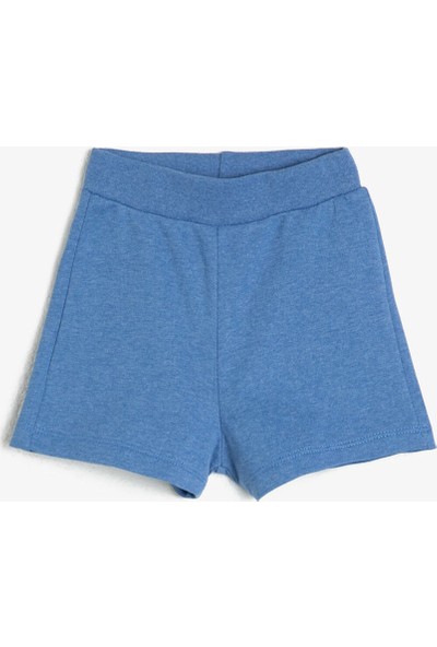 Koton Kız Çocuk Cepsiz Orta Bel Kısa Şort
