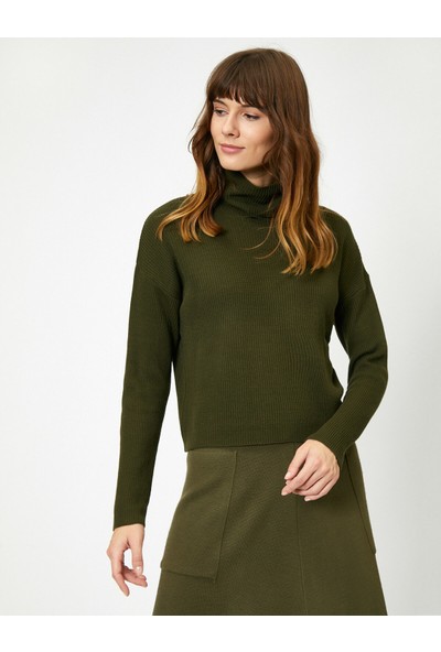 Koton Boğazlı Triko Kazak