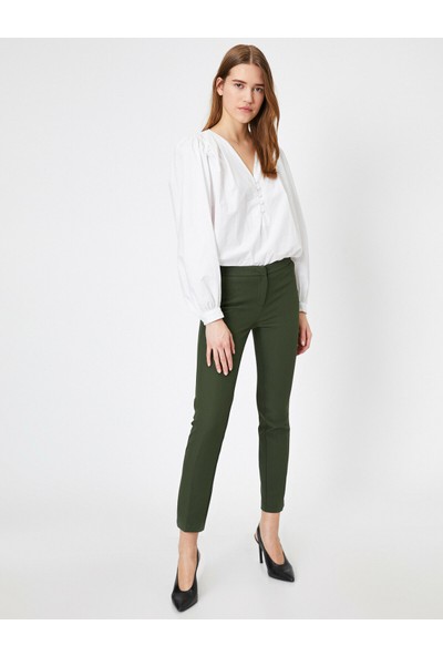 Koton Cepli Basic Kumaş Pantolon