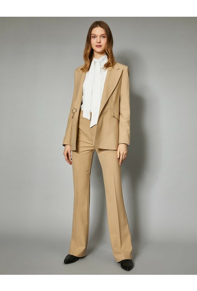 Koton Kadın Normal Bel İspanyol Paça Pantolon