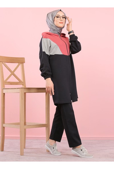 Tofisa Sports Kapüşonlu Tunik Pantolon İkili Takım Tofisa Sports Kapüşonlu Tunik Pantolon İkili Takım