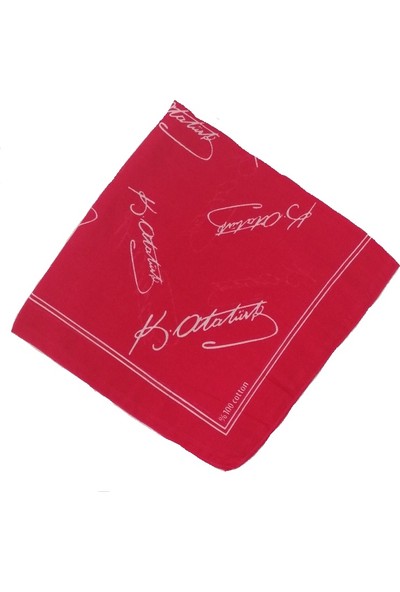 Krml Atatürk Imzalı Bandana