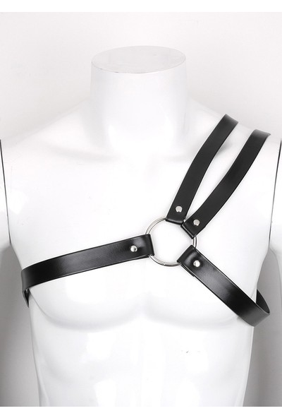 Ladylorien Erkek Omuzu Çift Deri Detaylı Fantazi Giyim - Apftm20