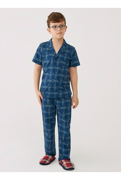 Dagi Erkek Çocuk Pijama Takımı Lacivert