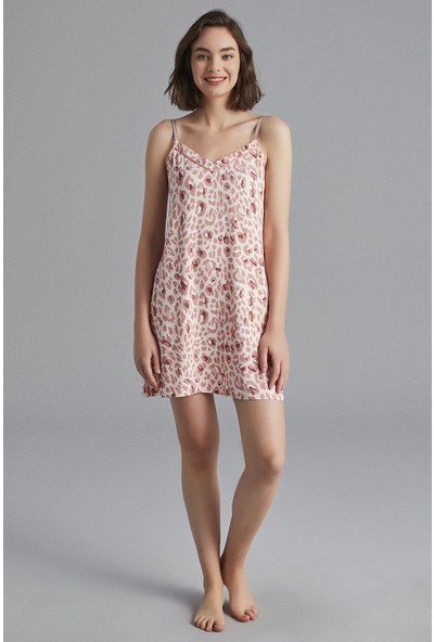 Penti Pembe Leopar Pink Haze Gecelik Penti Pembe Leopar Pink Haze Gecelik
