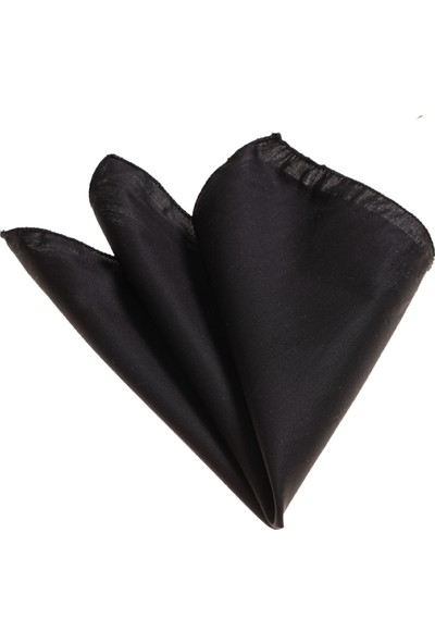 Exve Exclusive Siyah Sade Yaka Mendili