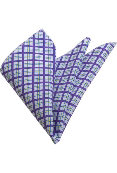 Exve Exclusive Mor Kareli Yaka Mendili