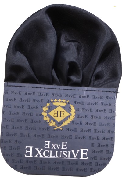 Exve Exclusive Lacivert Katlanmış Hazır Cep Mendili