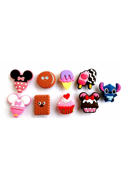 Jibbitz Crocs Terlik Süsleri Jibbitz 9 Adet Jibbitz Crocs Terlik Süsleri Jibbitz 9 Adet