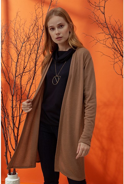 Tchibo Uzun Hırka, Kahverengi