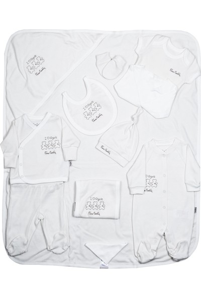 Pierre Cardin 10 Parça I Love Organic Bebek Hastane Çıkış Seti