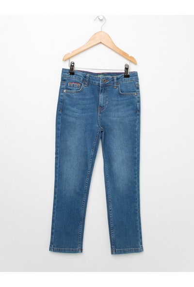 Limon Normal Bel Düz Erkek Çocuk Denim Pantolon Limon Normal Bel Düz Erkek Çocuk Denim Pantolon