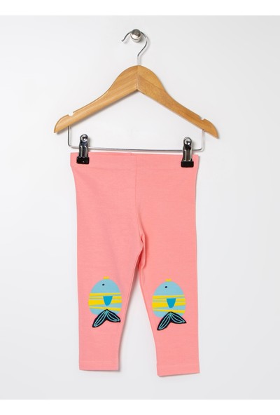 Mammaramma Kız Bebek Nakışlı Pembe Tayt Mammaramma Kız Bebek Nakışlı Pembe Tayt