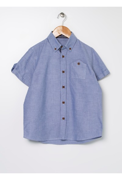 Buse Terim Erkek Çocuk Açık Mavi Gömlek