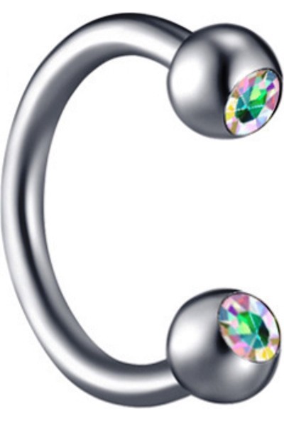 VipBT Septum Tragus Kaş Dudak 16G Paslanmaz Çelik Piercing Gümüş-Renkli VipBT Septum Tragus Kaş Dudak 16G Paslanmaz Çelik Piercing Gümüş-Renkli