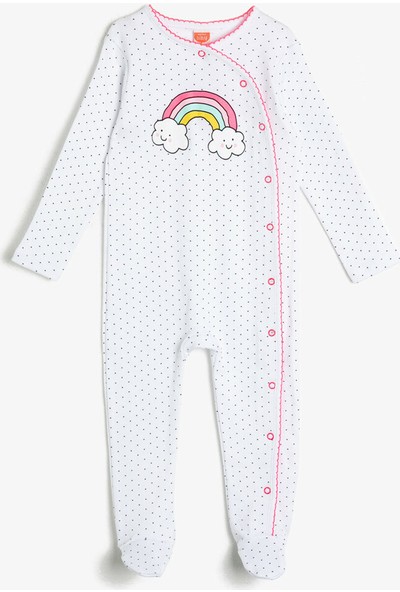 Koton Kız Çocuk Basikili Çit Çit Detaylı Tulum