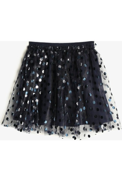 Koton Kız Çocuk Pul Detaylı Normal Bel Tül Etek
