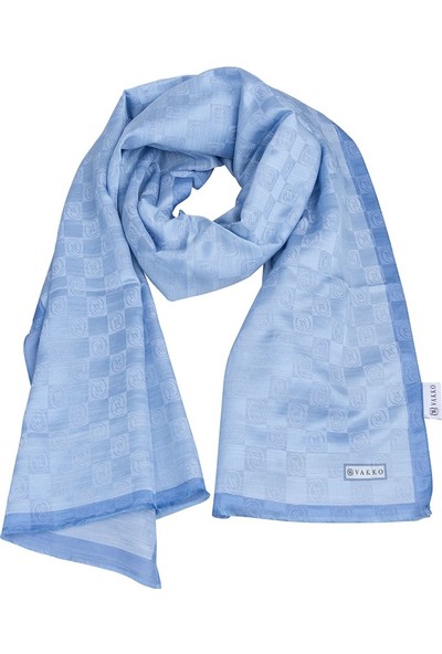 Vakko 868206172172 Kadın Şal Mavi