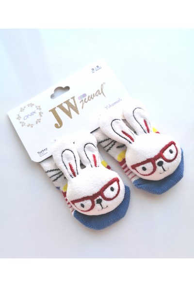Jewal Oyuncak Tavşan Aksesuarlı Bebek Çorabı