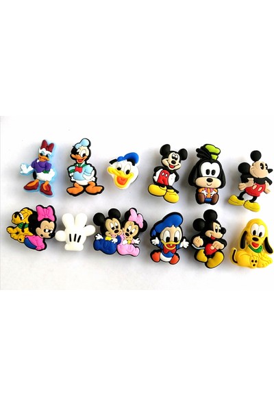 Croci Crocs Terlik Süsleri Jibbitz 12 Adet Set