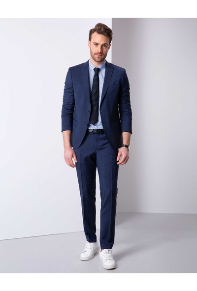 Pierre Cardin Lacivert Ekstra Slim Fit Takım Elbise 50199946-VR033