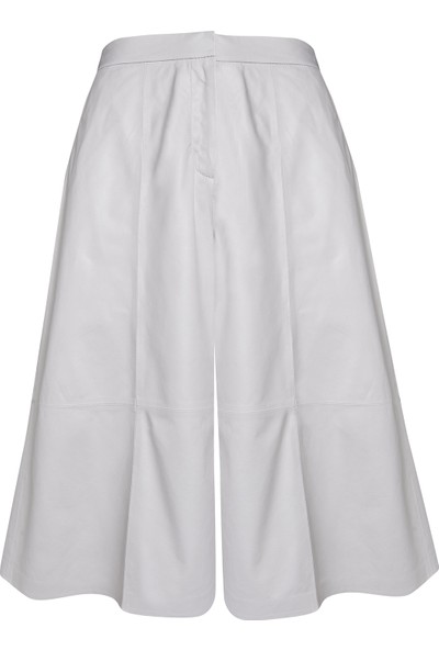 Desa Adele Kadın Deri Bermuda Pantolon