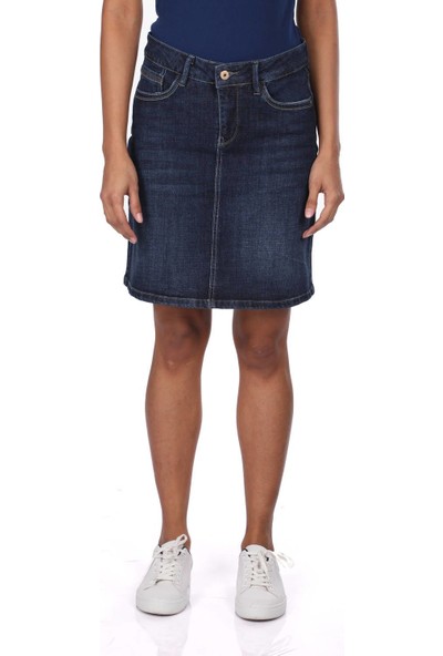 Blue White Kadın Kot Etek Blue White Kadın Kot Etek