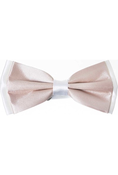 Gaffy Krem Garnitürlü Gold Saten Papyon - GP-807 Gaffy Krem Garnitürlü Gold Saten Papyon - GP-807