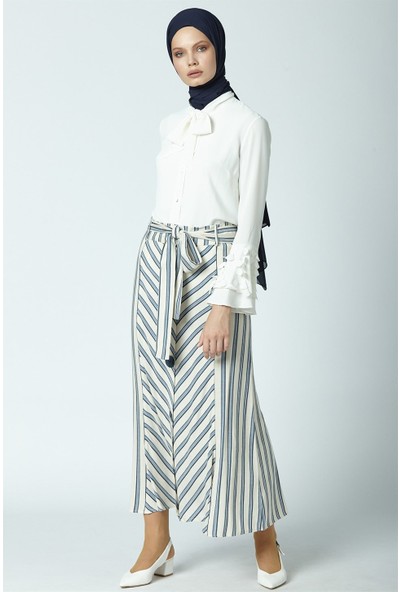 Armine Düğme Detaylı Etek