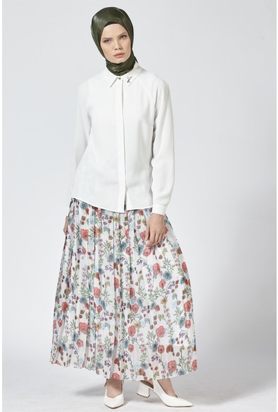 Armine Broş Detaylı Gömlek