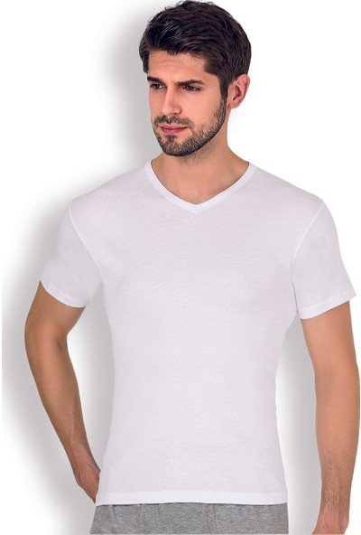 Prens 1009 Penye Erkek V Yaka - 6 Adet