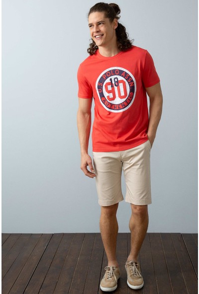 U.S. Polo Assn. Erkek Dokuma Bermuda Capri 50203532-VR011 U.S. Polo Assn. Erkek Dokuma Bermuda Capri 50203532-VR011