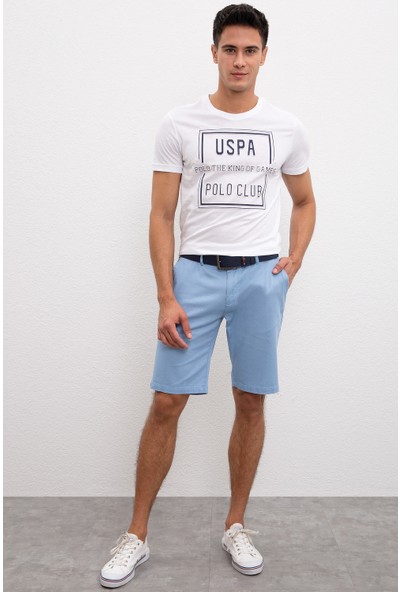 U.S. Polo Assn. Erkek Dokuma Bermuda Capri 50220970-VR073 U.S. Polo Assn. Erkek Dokuma Bermuda Capri 50220970-VR073