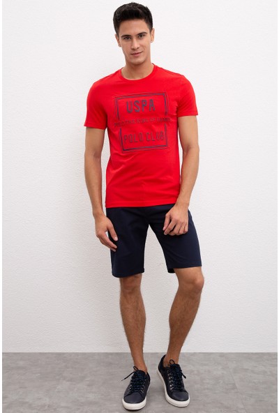 U.S. Polo Assn. Erkek Dokuma Bermuda Capri 50220991-VR033 U.S. Polo Assn. Erkek Dokuma Bermuda Capri 50220991-VR033