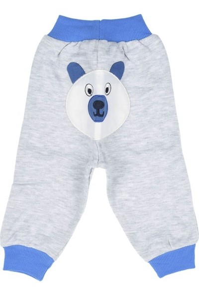 Miya Baby Poposu Nakışlı Erkek Tek Alt Pantolon