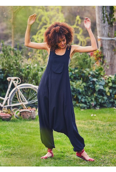 Clandestino Otantik Şalvar Tulum Siyah