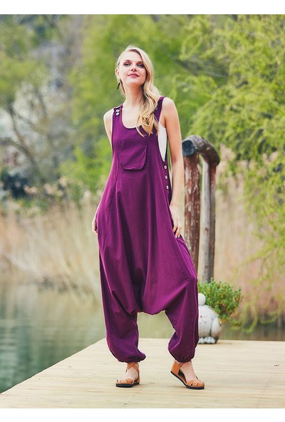 Clandestino Otantik Şalvar Tulum Mor