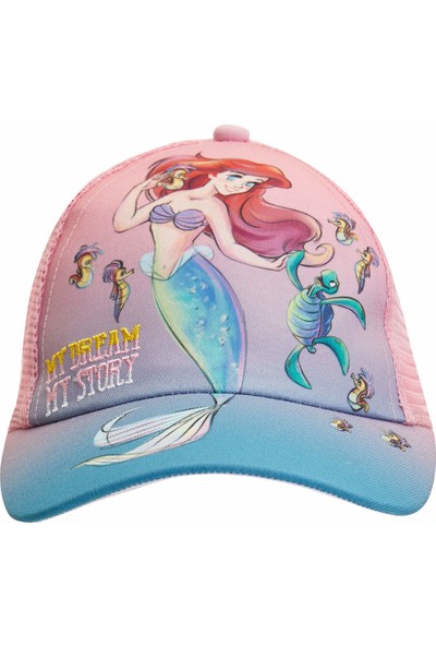 DeFacto Kız Çocuk Disney Princess Lisanslı Beyzbol Basketbol Şapkası N2754A620SM DeFacto Kız Çocuk Disney Princess Lisanslı Beyzbol Basketbol Şapkası N2754A620SM
