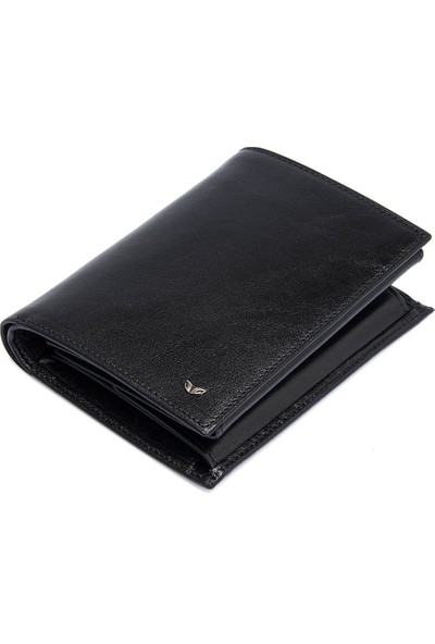 Tergan Siyah Deri Erkek Cüzdanı 01247B06