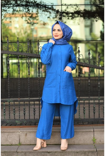 Moda Ekru Airobin 2'li Takım Indigo 2520 Moda Ekru Airobin 2'li Takım Indigo 2520