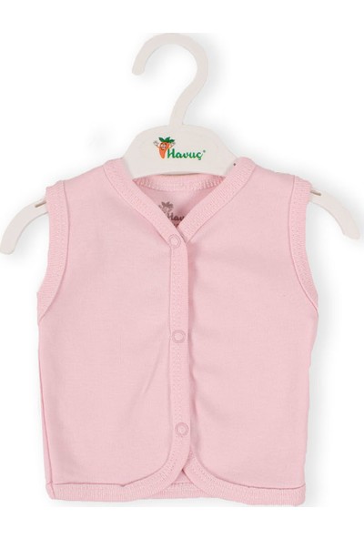 Havuç YLK0101 Çıtçıtlı Penye Yelek Havuç YLK0101 Çıtçıtlı Penye Yelek