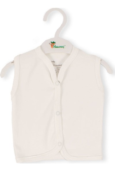 Havuç YLK0101 Çıtçıtlı Penye Yelek