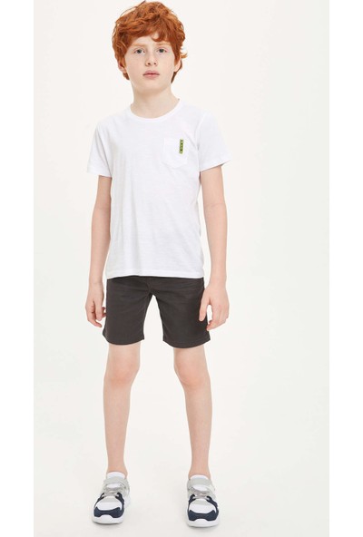 DeFacto Erkek Çocuk Regular Fit Normal Bel Bermuda M4736A620SM DeFacto Erkek Çocuk Regular Fit Normal Bel Bermuda M4736A620SM