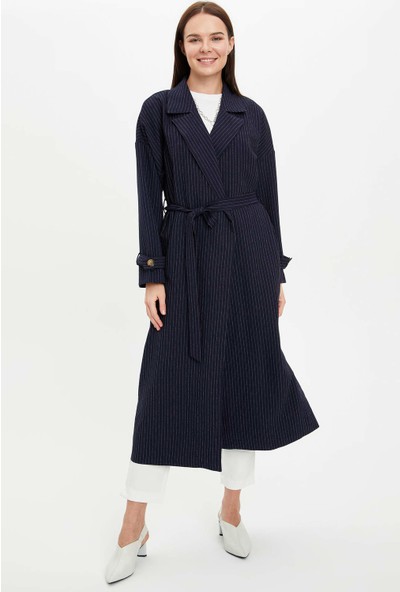 Defacto Tesettür Giyim Trençkot R2855AZ20SM