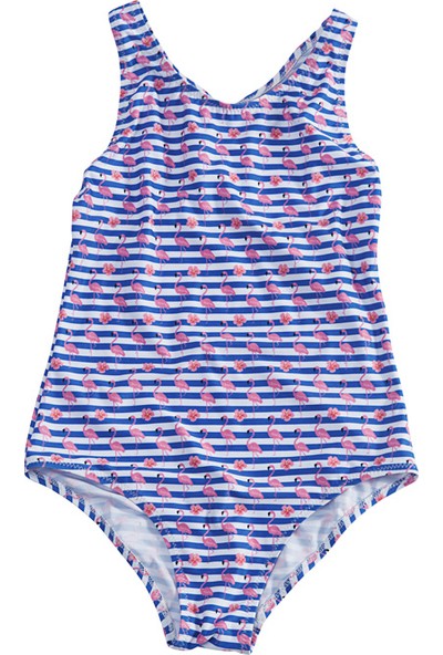 Slipstop Stripe Kız Çocuk Mayo